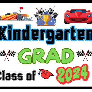 Last Day of School / Kindergarten Grad / Sign / Photo Prop / Instant ...