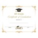 Eighth Grade Graduation Diploma Gold Certificate Pretty Elegant Instant ...