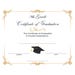 High School Senior Diploma Certificate of Graduation Class of 2025 ...
