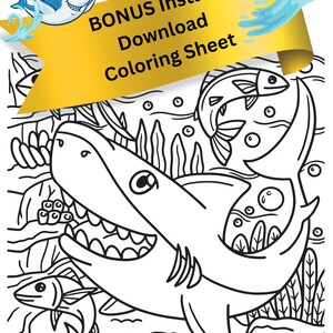 Shark Printable Reward Sticker Chart / Toddler Kids Student / Instant ...