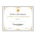 Perfect Attendance Student Award Graduation Certificate Instant ...