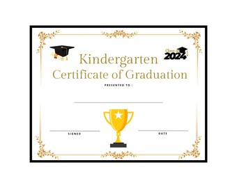Eighth Grade Graduation Diploma Certificate Instant Download Printable ...
