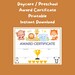 Daycare Preschool Awards Graduation Certificate Instant Download ...