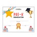 Pre-k Graduation Diploma Certificate Award Instant Download Print, Sign ...