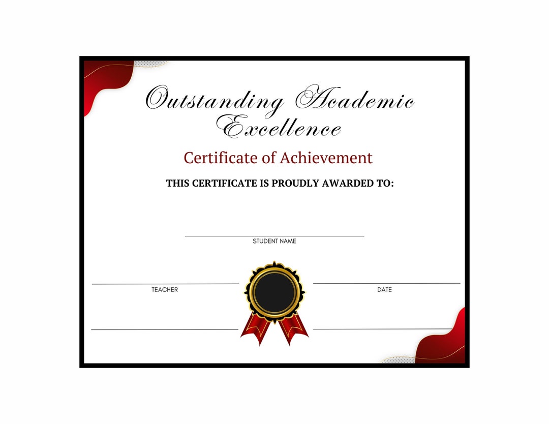 Outstanding Academic Excellence Student Award Honor's Day Ceremony ...