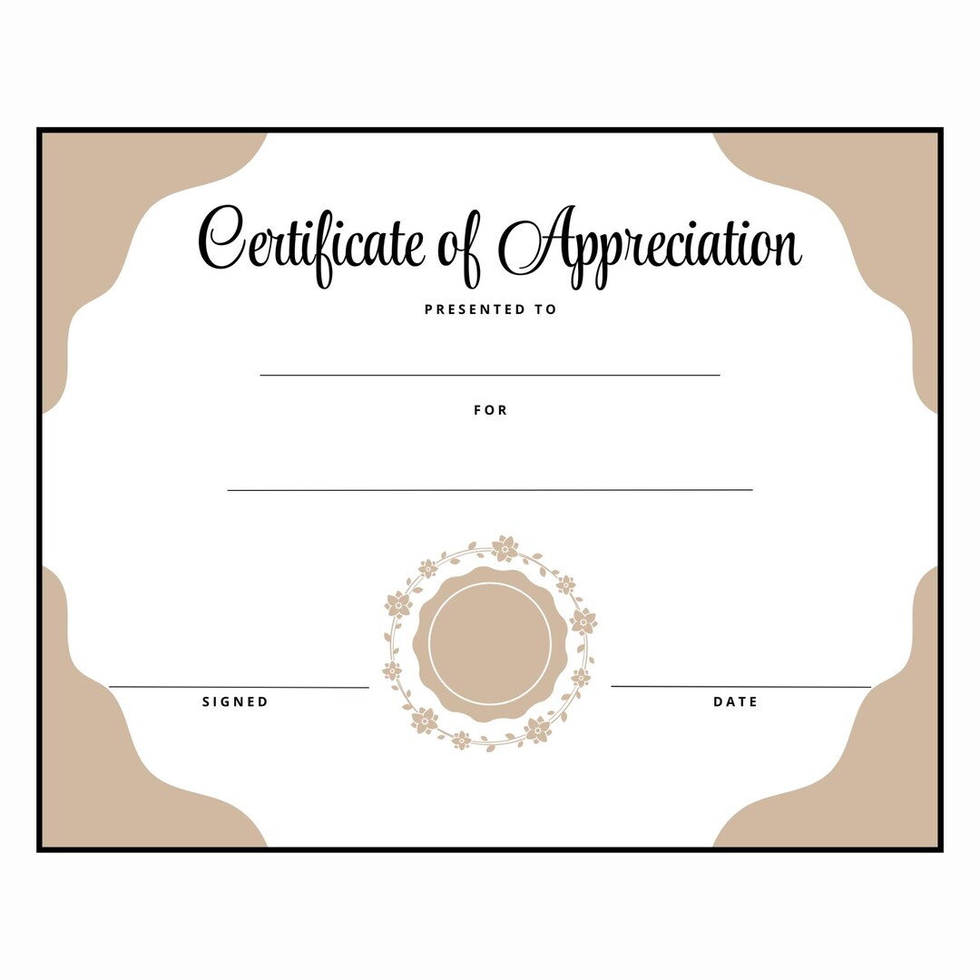 Certificate of Appreciation / Premade / Assistant Award / Professional ...