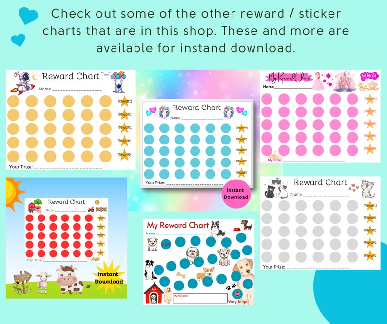 Race Car Printable Reward Sticker Chart / Toddler Kids Student ...