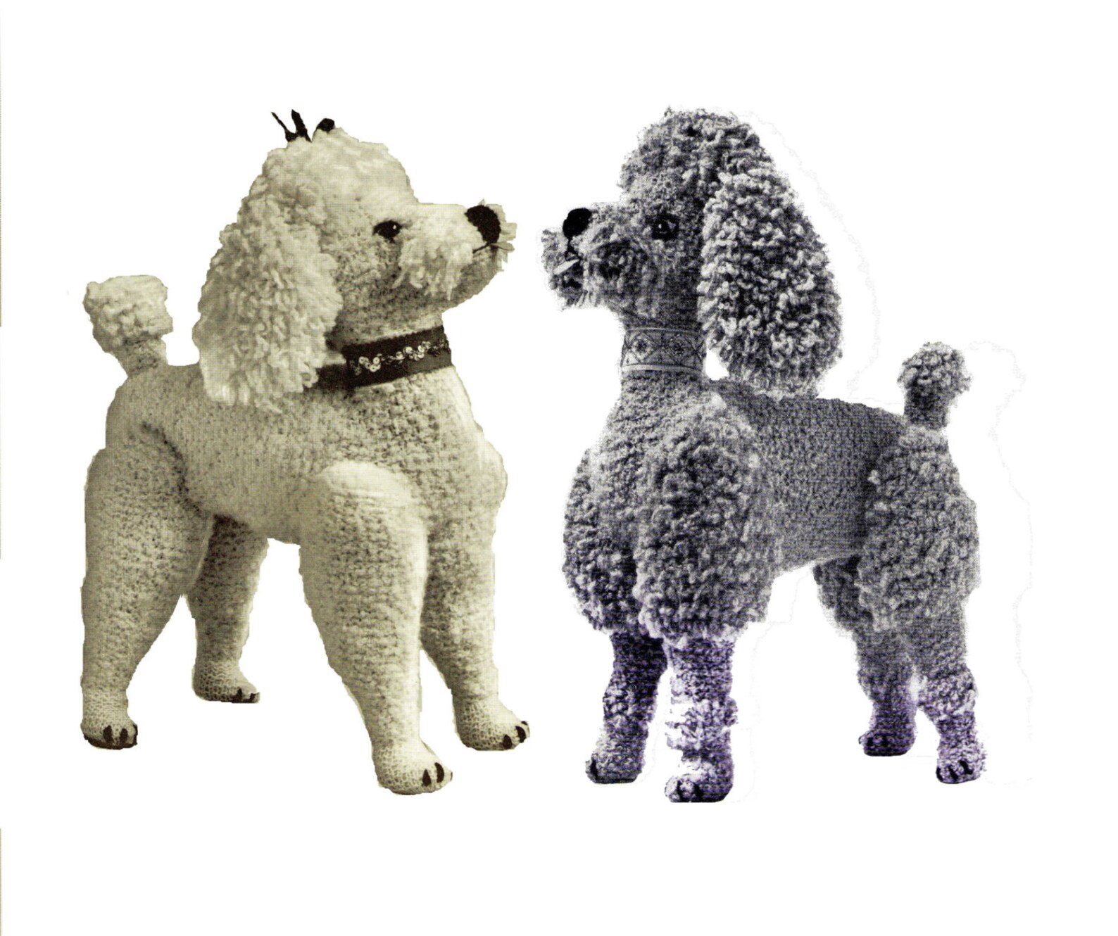Lovely Poodle Dog to Knit./ Make. PDF. File Knitting Pattern - Etsy