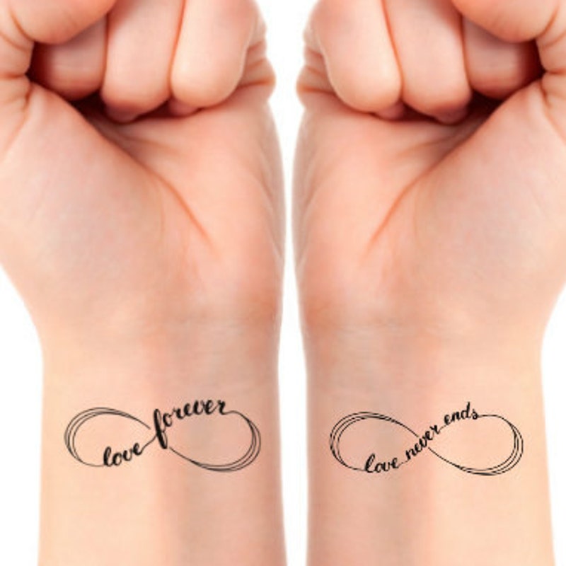 Love Infinity Tattoo - Etsy