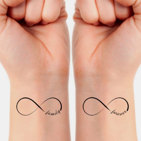Temporary Tattoo Infinity - Etsy
