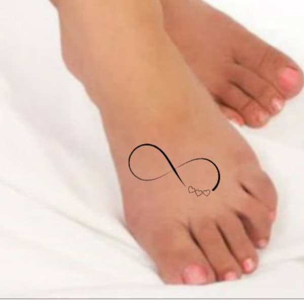 Infinity Temporary Tattoo - Etsy