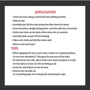 World Map Temporary Tattoo - 2 Waterproof Durable Fake Tattoo - Long ...