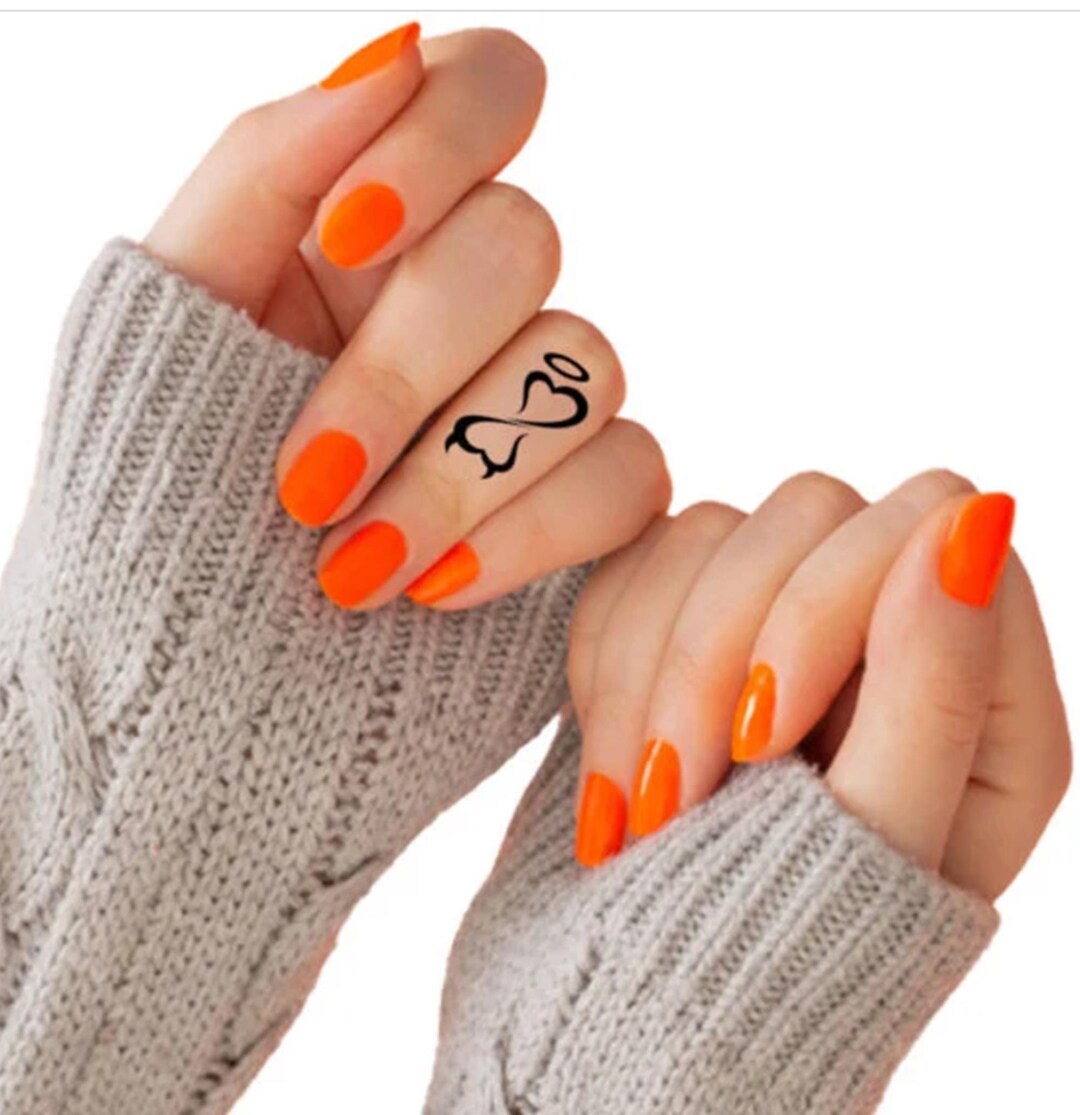 Angel Devil Temporary Tattoo 5 Waterproof Durable Fake Tattoo Long ...