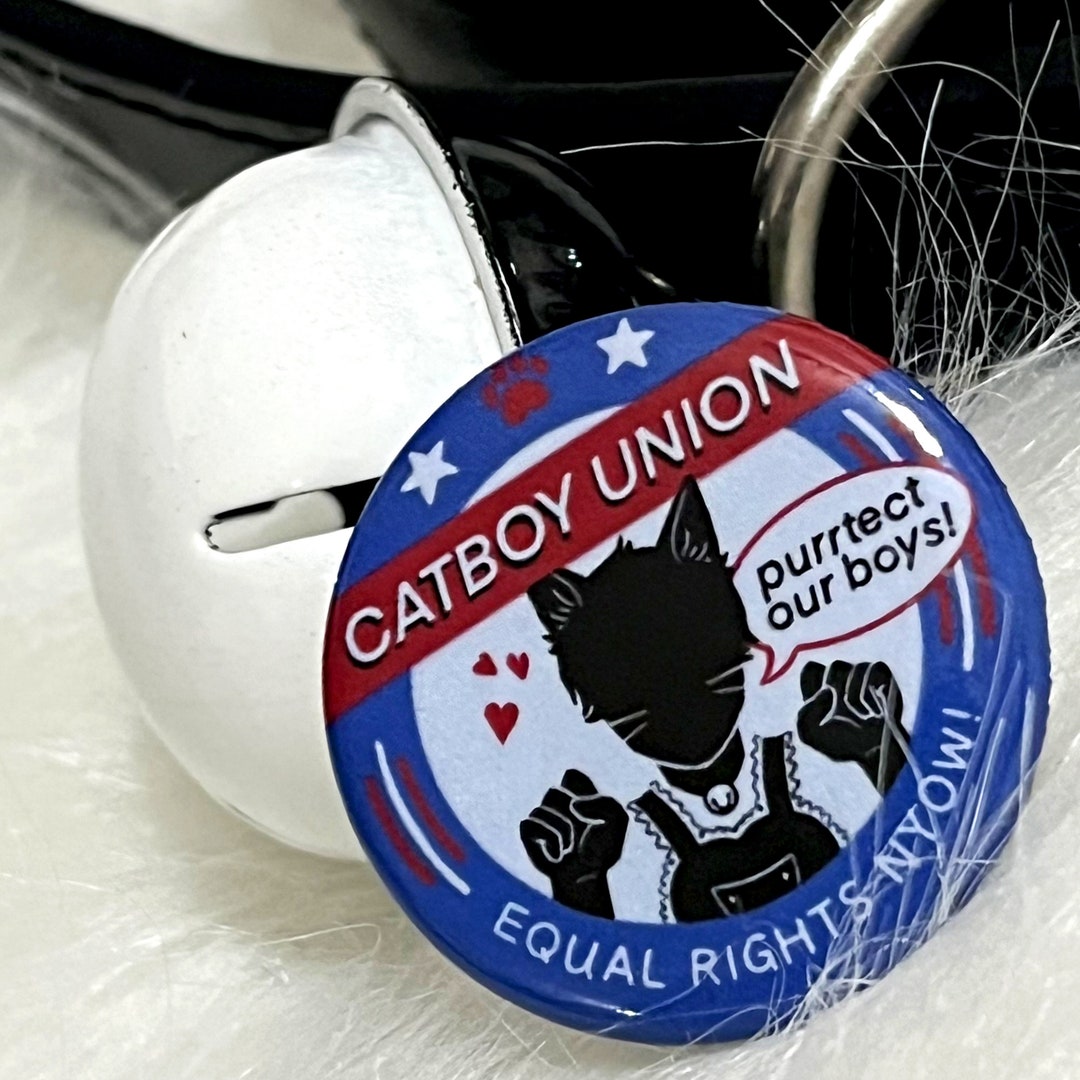 Catboy Union Button - Etsy