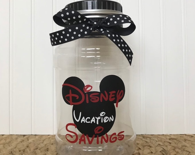 Disney Vacation Savings Jar Digital - Etsy