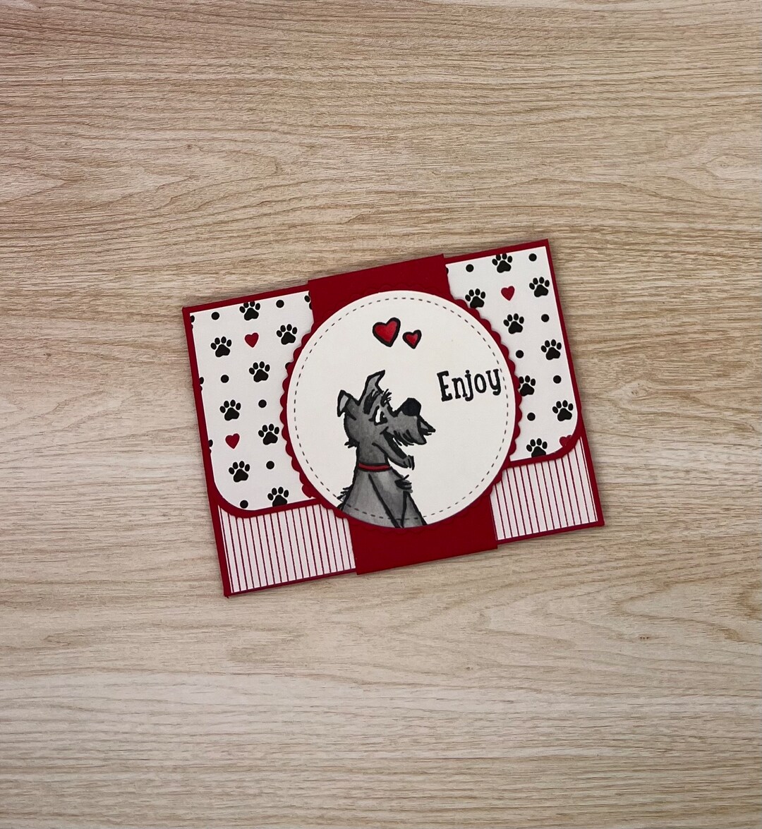 Handmade Dog Gift Card Holder: Pet Birthday Card - Etsy