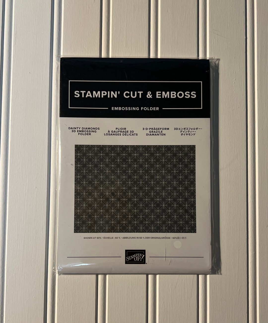 Dainty Diamonds 3D Embossing Folder. Retired Stampin Up! New! - Etsy