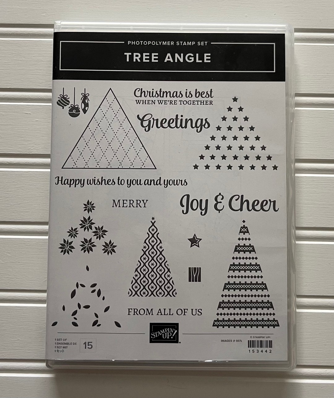 Tree Angle Stamp Set. Retired Stampin Up! Stamp Set. Gently Used. - Etsy