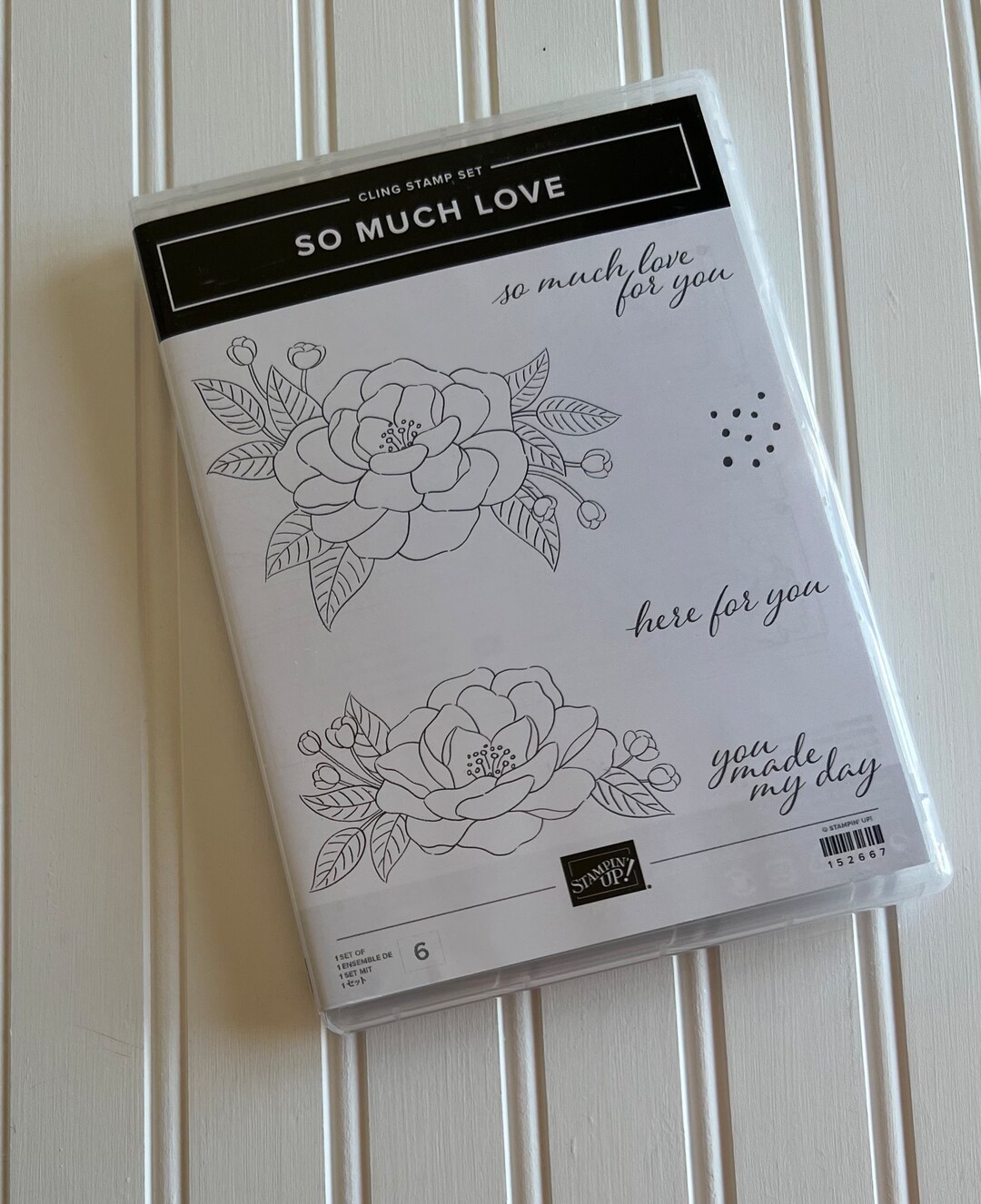 So Much Love Stamp Set. Retired Stampin Up! Stamp Set. Gently Used. - Etsy