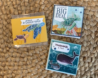 Happy Birthday Cards Thank You Cards 6 Note Card Set With | Etsy