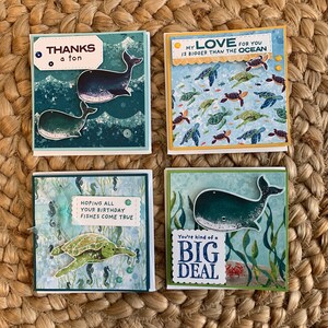 Happy Birthday Cards, Thank You Cards, 4 Note Card Set With Gift Box ...