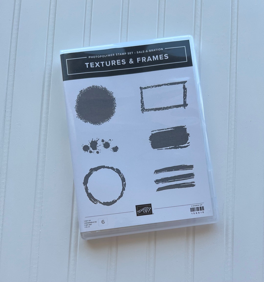 Textures and Frames Stamp Set. Retired Stampin Up! Stamp Set. Gently ...