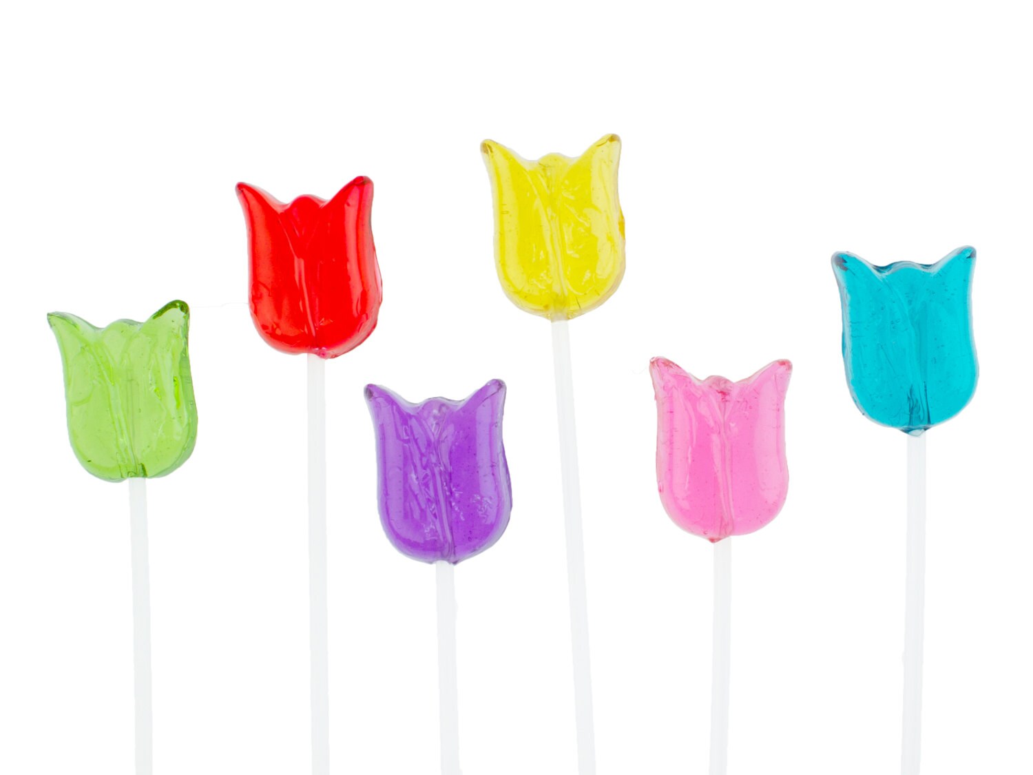 Tulip Twinkle Pops 100 Pcs Long Stem Handmade Lollipops for | Etsy