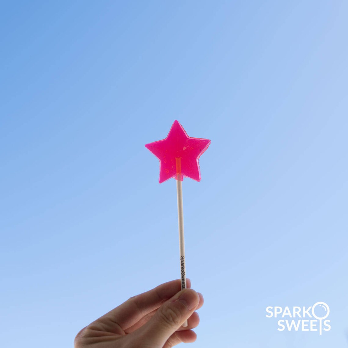 Pink Bright Star Lollipops Fireworks Candy 24 Pieces by | Etsy