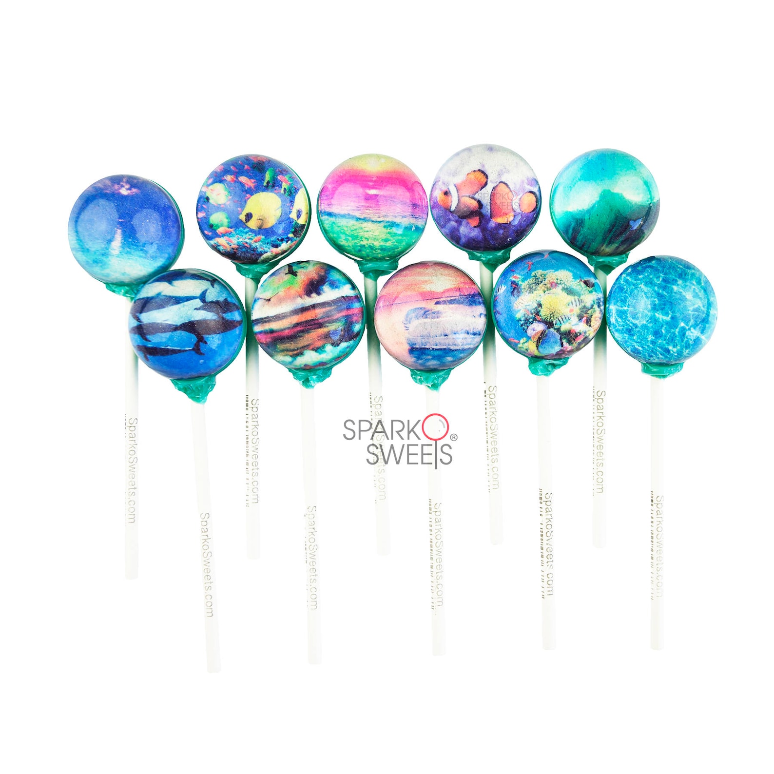 Aquatic Rainforest of the Ocean 3D Handcrafted Lollipops 10 | Etsy