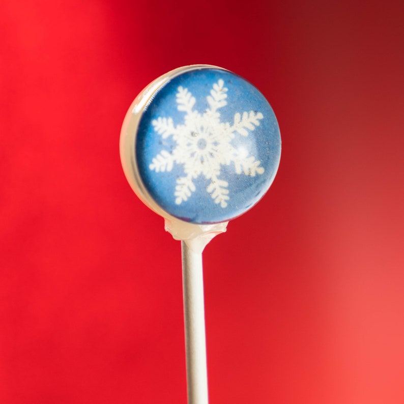 Frozen Snowflakes Picture Lollipops 10 Unique Designs for - Etsy