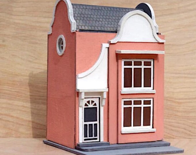 Dutch Canal House Dollshouse Miniature Kit 1:48 Prinshendrikkade ...