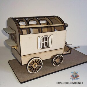 1:48th Crystal Caravan Miniature Kit Dollhouse Model Quarter Scale ...