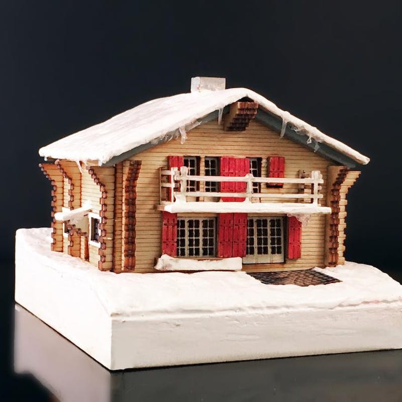 Swiss Mini Houses - Etsy UK