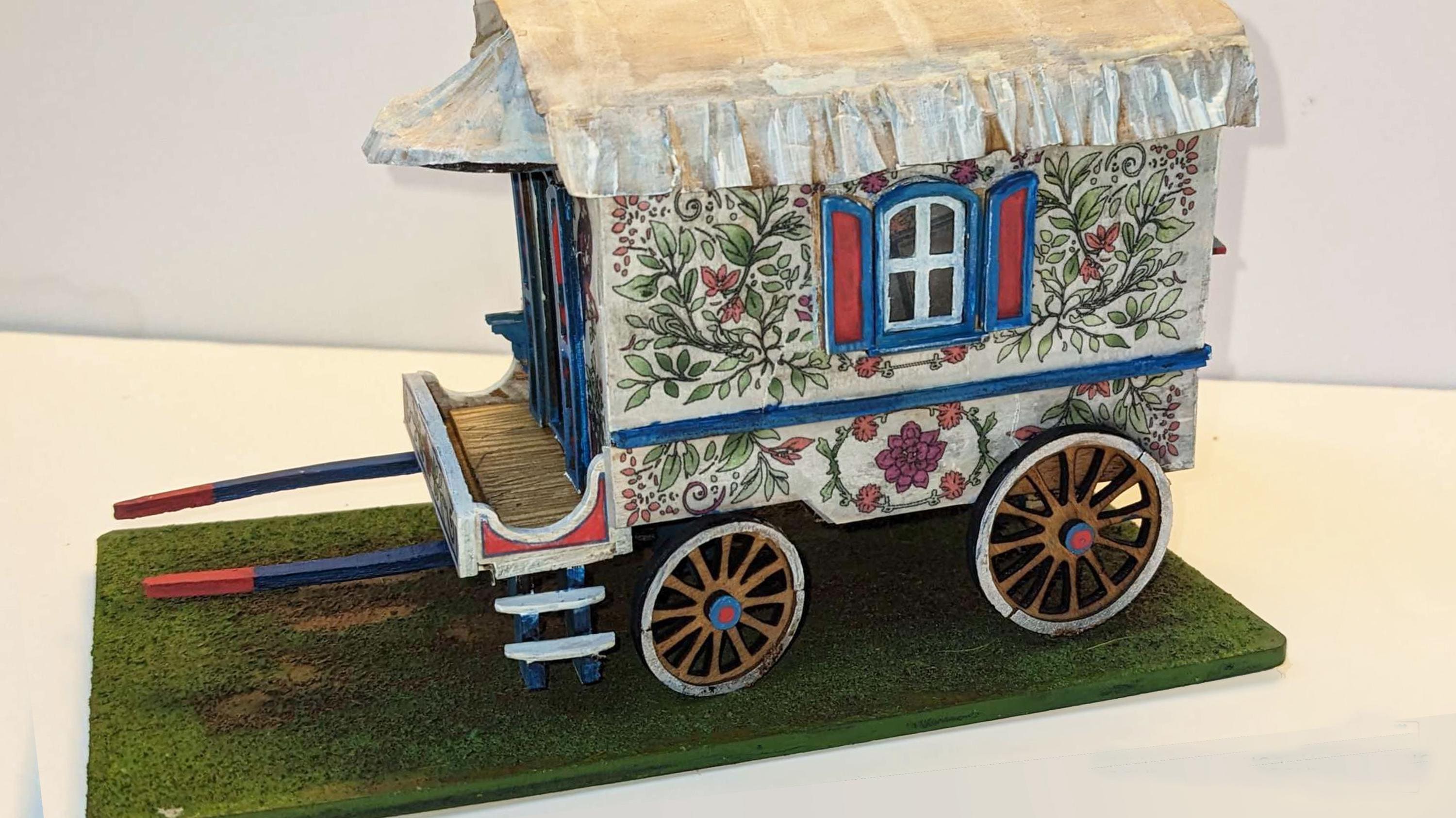 1:48th Crystal Caravan Miniature Kit Dollhouse Model Quarter Scale ...
