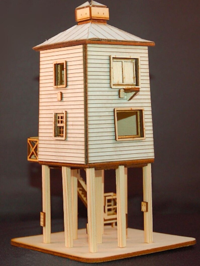 1:48 Seaside Lighthouse Dollshouse Burnham Kit Model Miniature Gift - Etsy