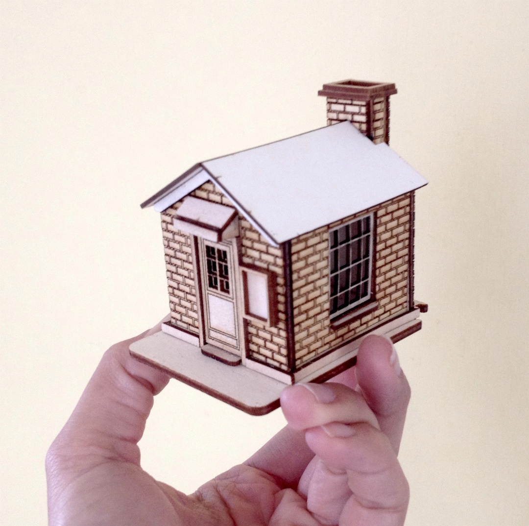 DOLLHOUSE MINIATURE 1/72 RAILWAY Station Platform Building Kit - Etsy