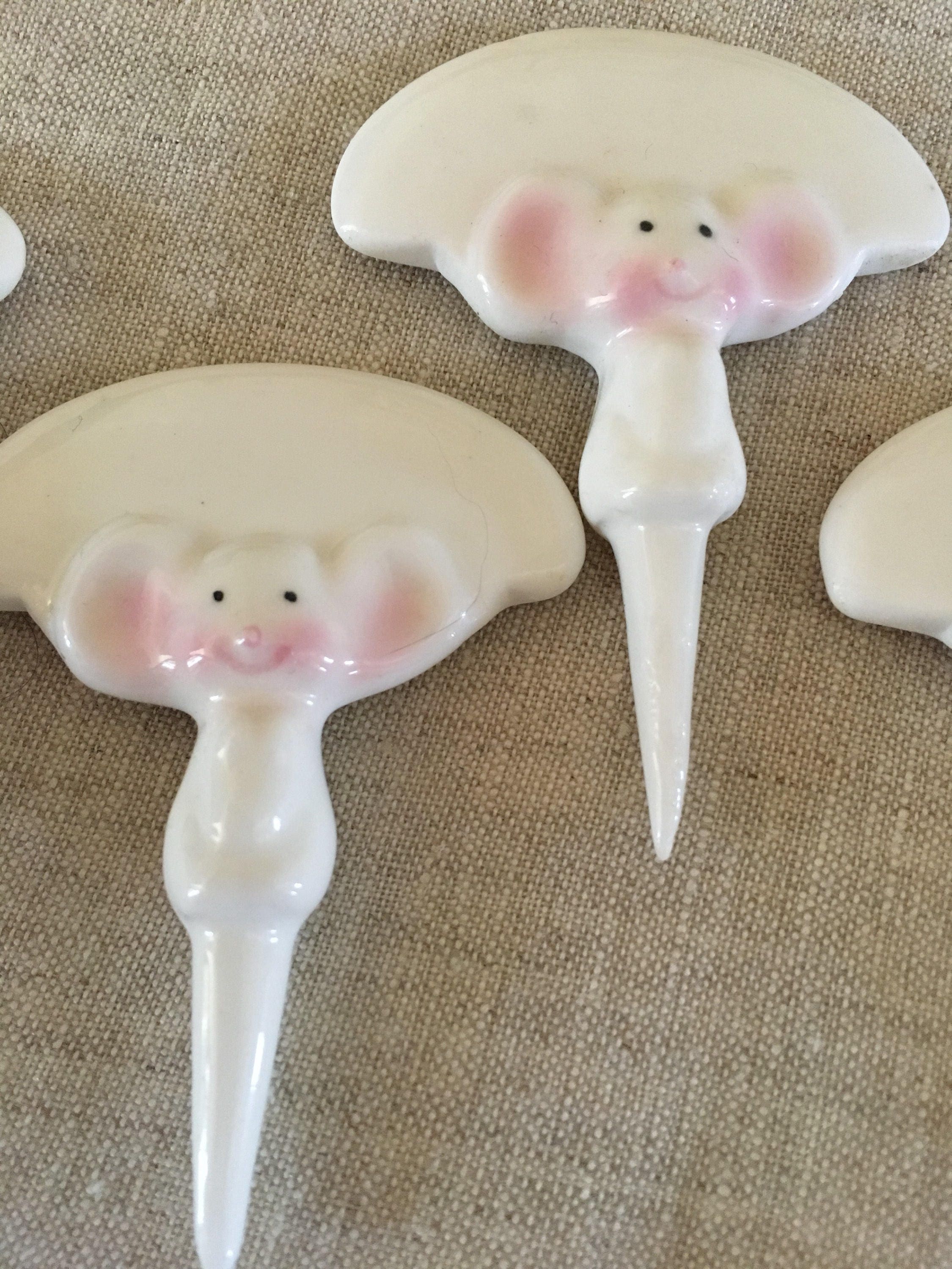 Vintage Cheese Picks Mouse Cheese Picks - Etsy