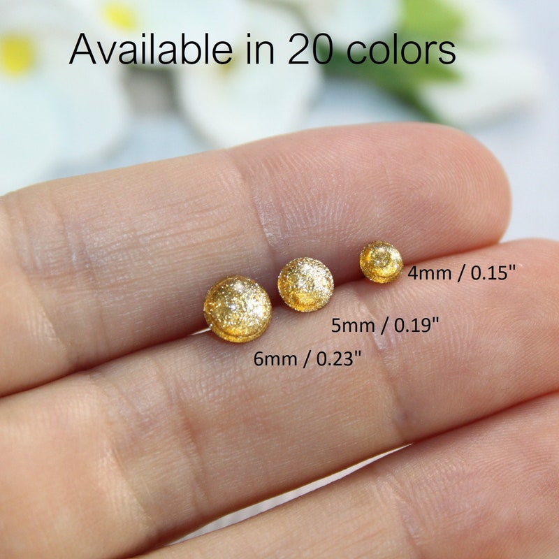Tiny Gold Studs - Etsy UK