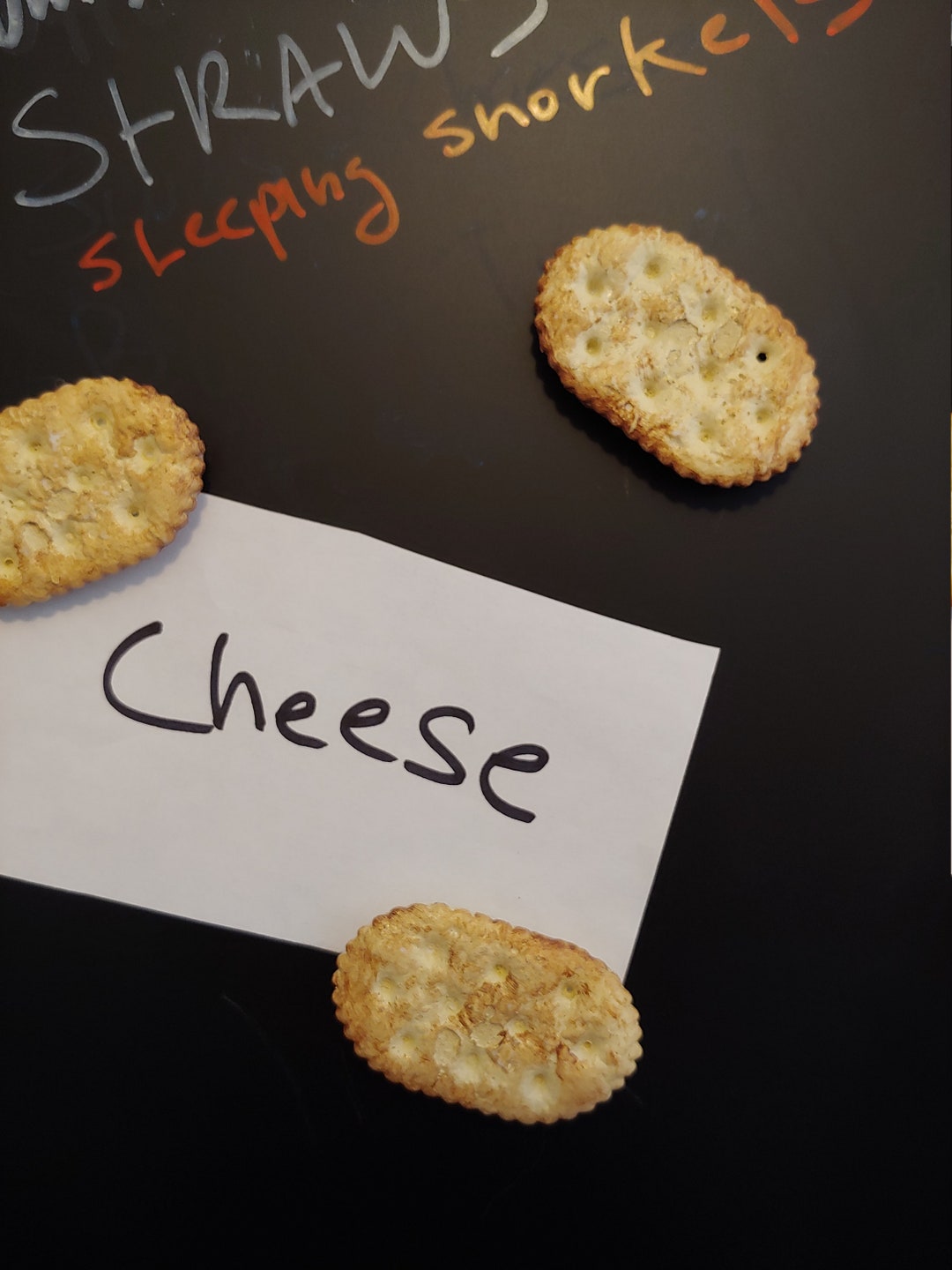 Oval Cracker MAGNET Town House Cheesy Cheese Crunchy - Etsy