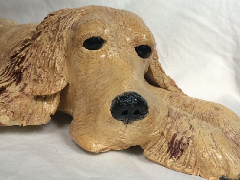 Ceramic Dog Portrait Cocker Spaniel - Etsy