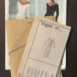 Vogue 2596 Sewing Pattern Bellville Sassoon Dress Size 6 8 10 UNCUT - Etsy