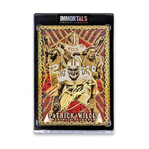 Jordan Spector X Patrick Willis, Immortals Trading Card, Artist Trading ...