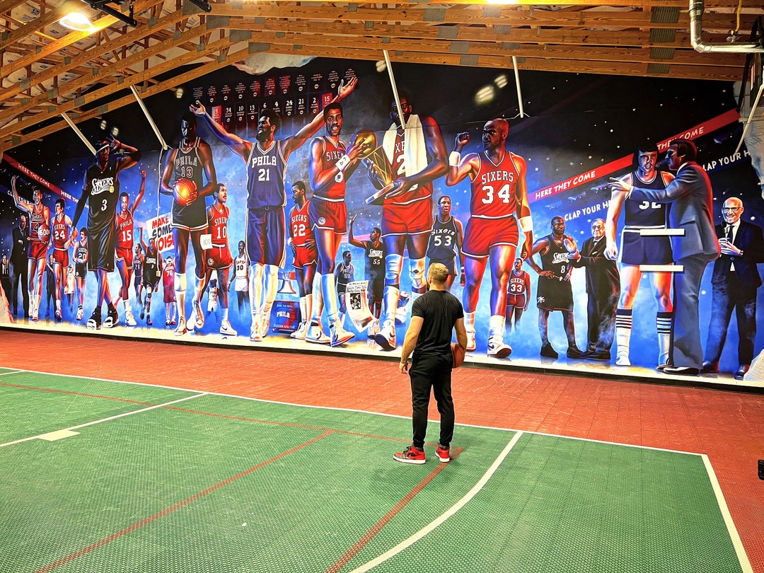 Sixers Legacy "here They Come" Poster, Philadelphia Basketball Team Art ...