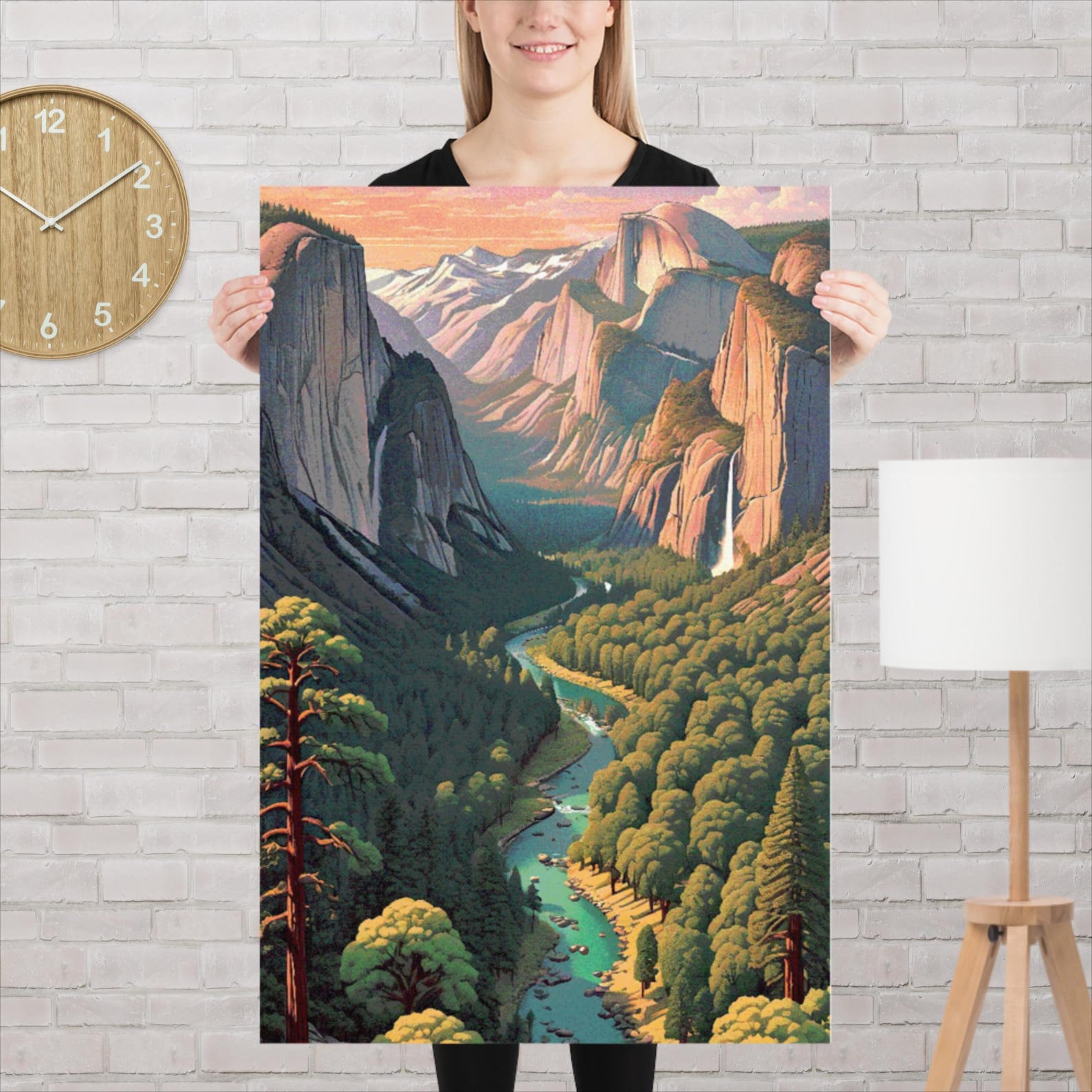 National Park Collection: Vintage Yosemite Valley (large) - Etsy