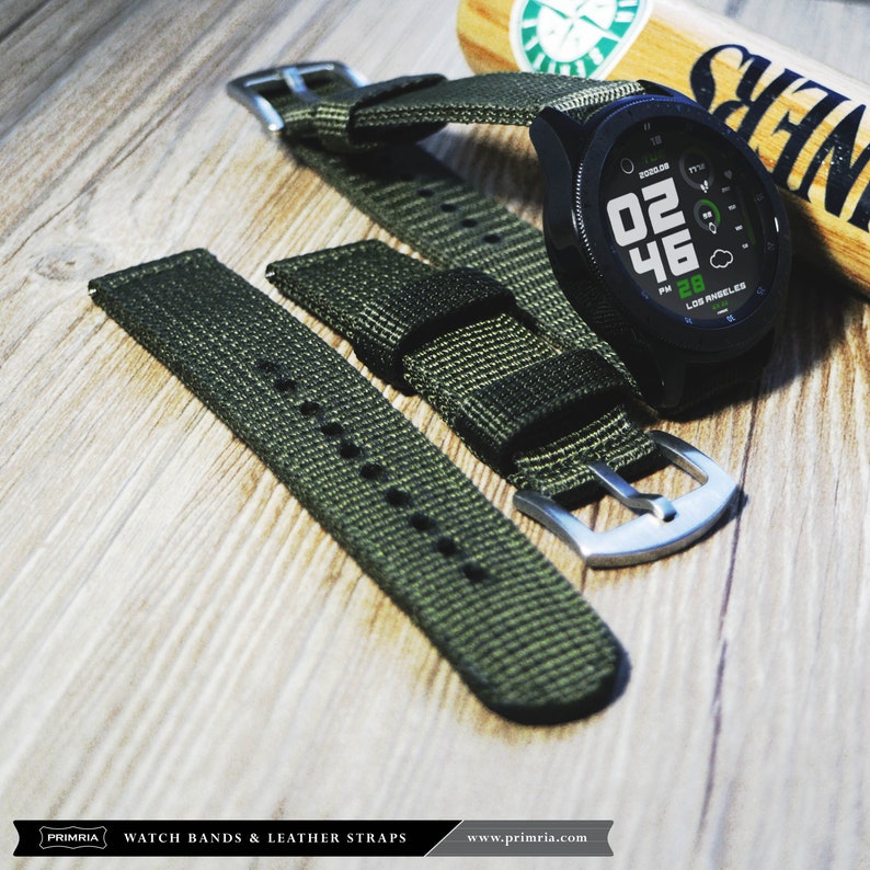 2-piece Heavy Duty Nylon Duty Watch Strap Band for Galaxy - Etsy