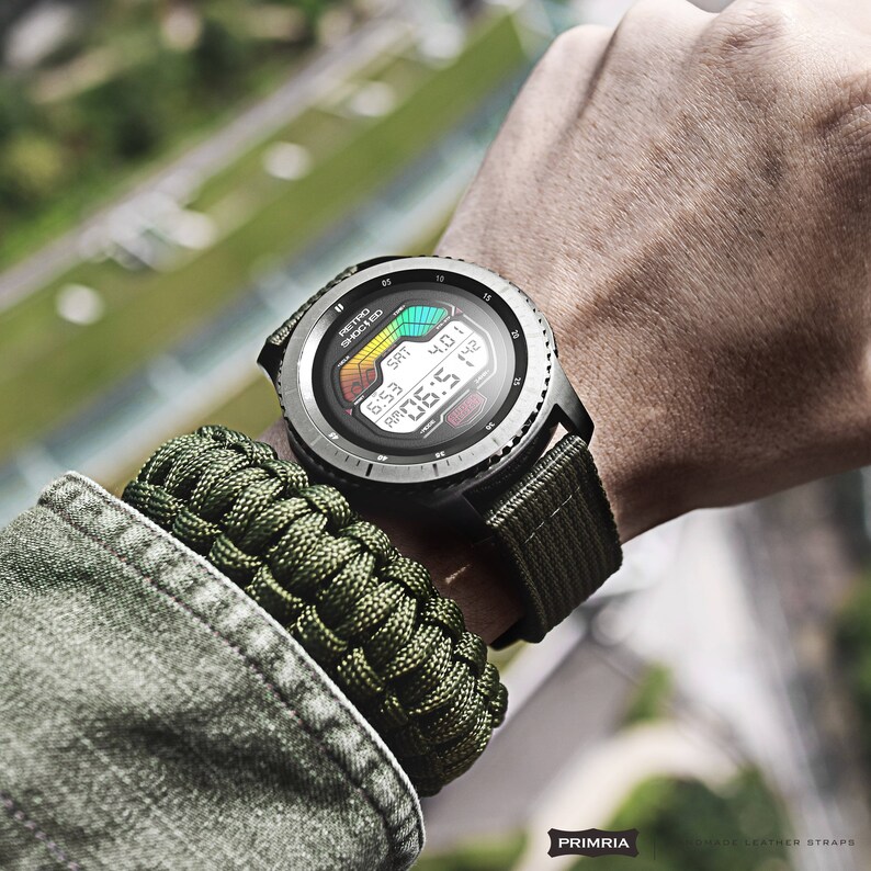 2-piece Heavy Duty Nylon Duty Watch Strap Band for Galaxy - Etsy