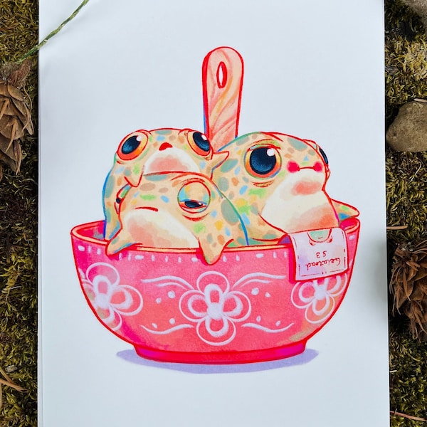 Whimsical Frog Wall Art - Etsy