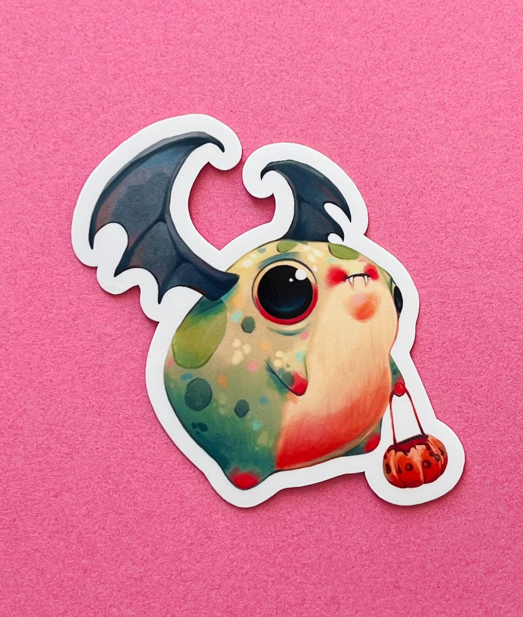 Vampire Frog Sticker | Vinyl Waterproof Sticker | Cute Sticker | Cute ...