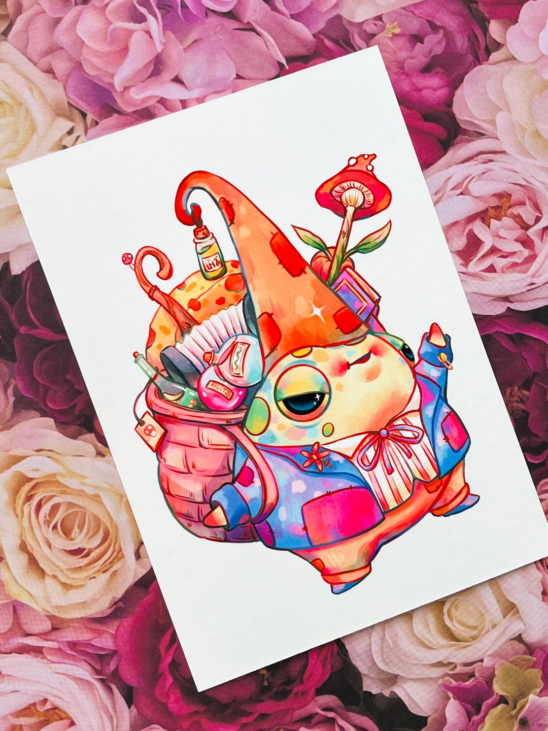 Snake Oil Salesman Frog | Art Print | Original Wall Hanging ...
