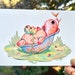 Henry the Tortoise Elder Art Print | Original Wall Hanging | Cute ...